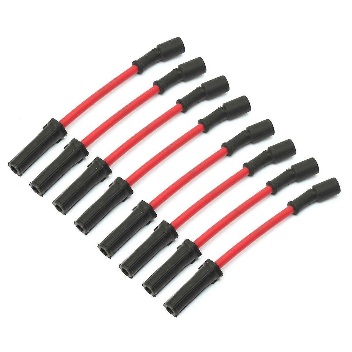 NEW 10mm for LS2 LS1 LS3 LS6 LS7 Red Spark Plugs Ignition Wires Set For Chevrolet /GMC | Fruugo UK