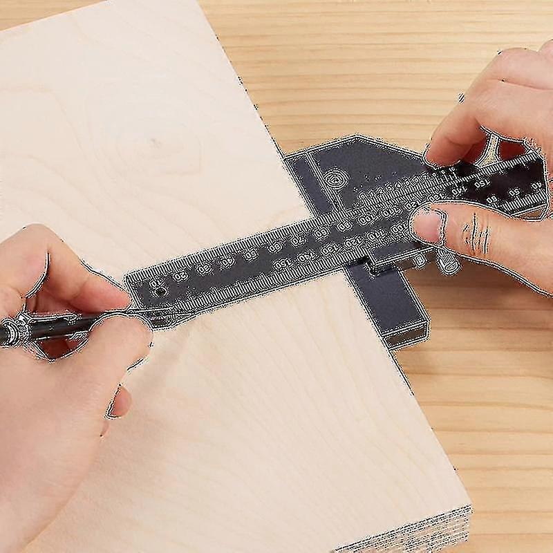Woodworking T Ruler Carpenter's Angle Ruler Marking Ruler ...