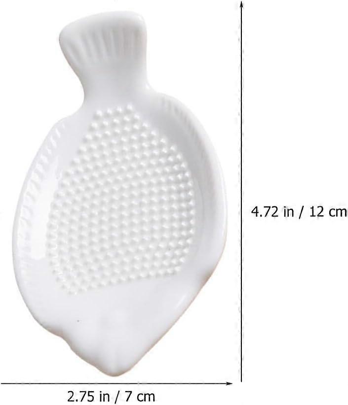 Cheese Grater Garlic Bread 2 Pcs Ceramics Grater Plate Fish Shaped ...