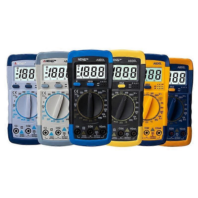 LCD Digital Multimeter A830L AC DC Voltage Diode Freguency Multitester ...
