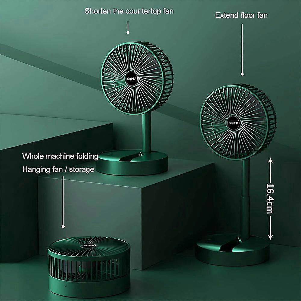 Mini Folding Telescopic Fan - USB Desktop for Home Convenience Charging ...
