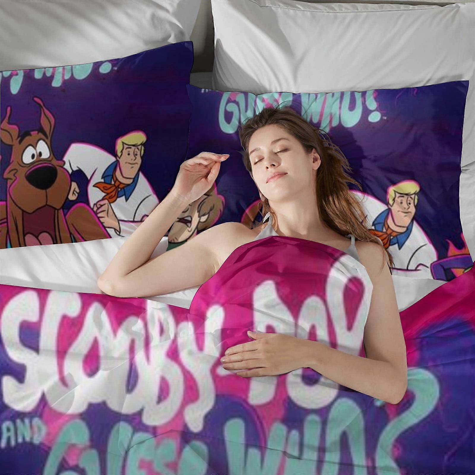 v5914 Bed Sheets Bedding Scooby-Doo 3-Piece Bedding Set1 Quilt Cover +2 ...