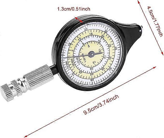 Map Measuring Gauge Meter Scale Odometer Odometer Mini Outdoor Map ...