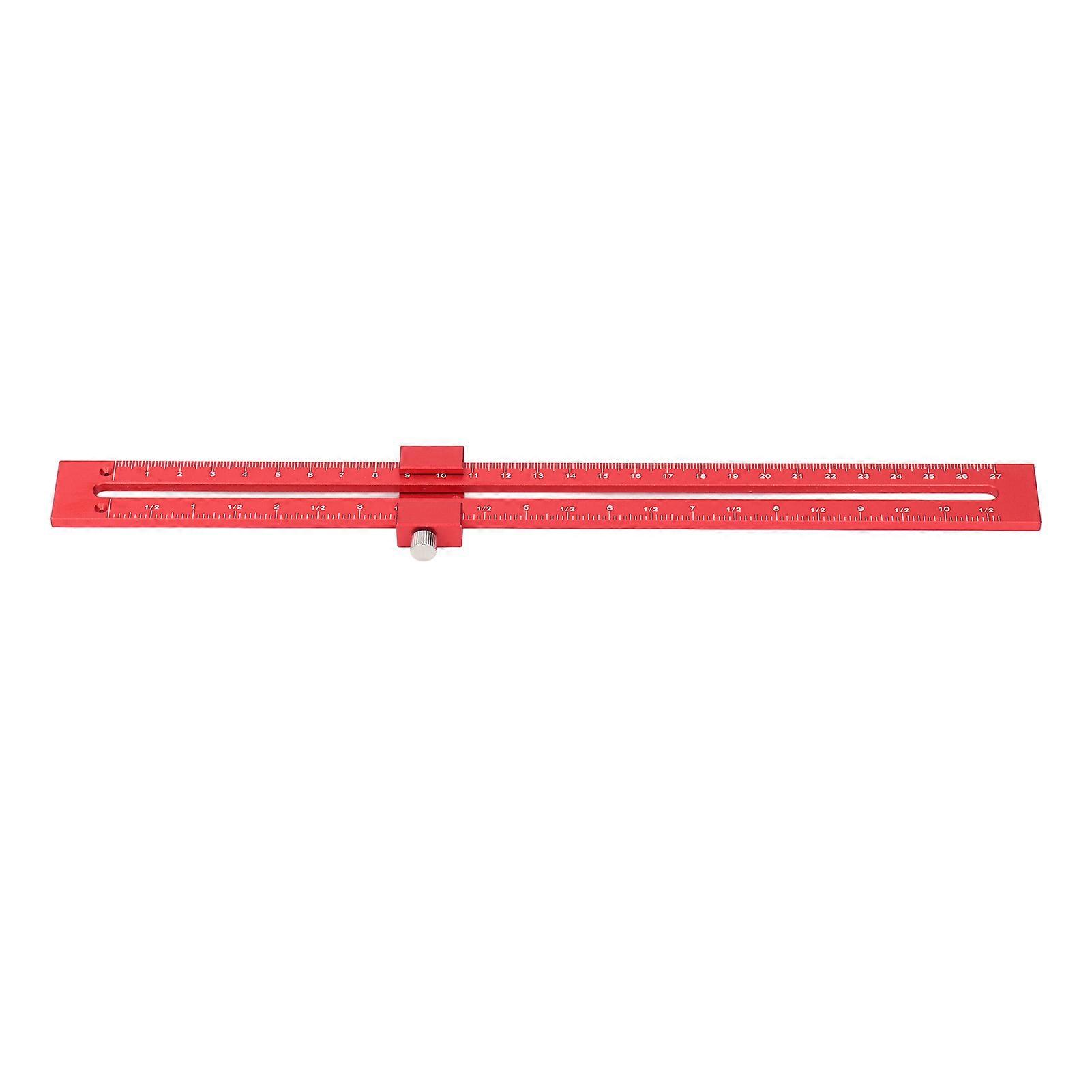 300mm Aluminium Alloy Adjustable Slide Stop Marking Woodworking Pocket ...