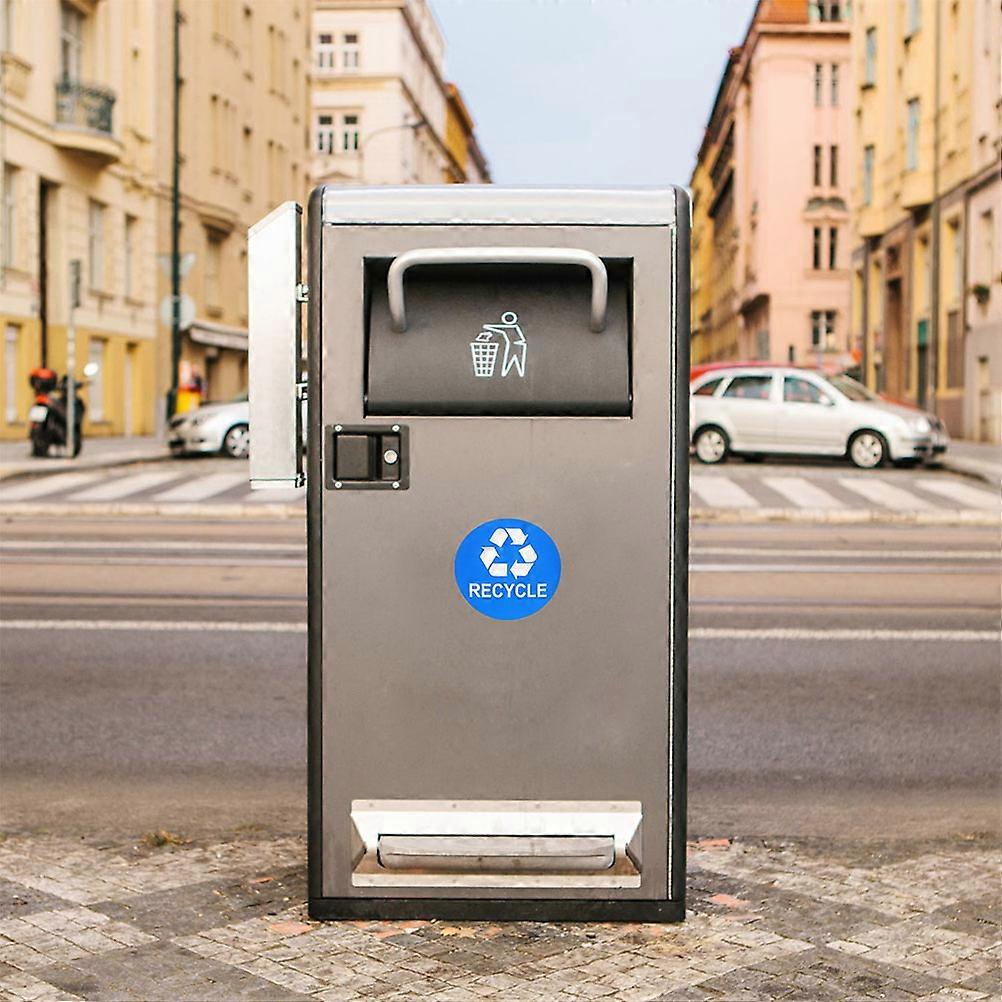 8pcs Trash Classification Decal Trash Recycling Label Sticker Waste Bin ...