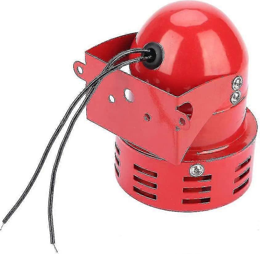 Kryc-220v Powerful Outdoor Alarm Siren, 120db Alarm Siren, Red Motor ...