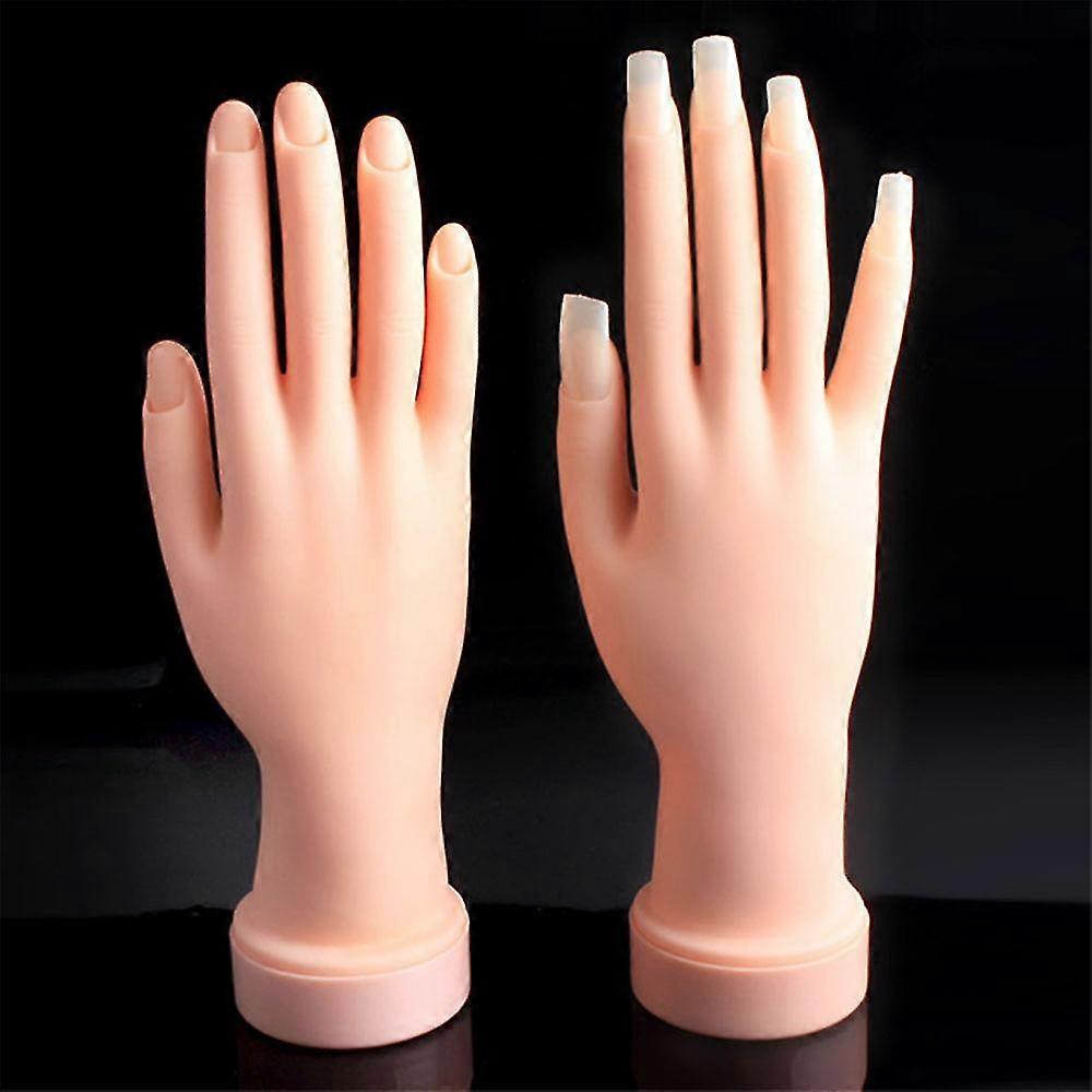 Practice Hand For Acrylic Nails, Fake Hand For Nails Practice, Flexible ...