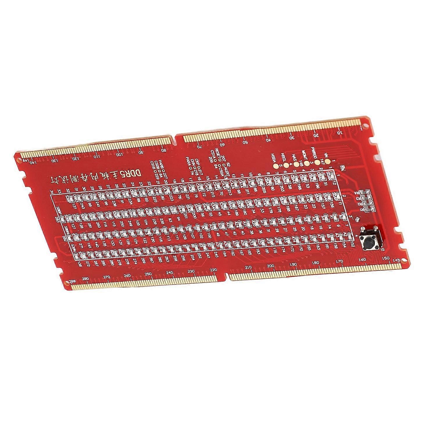 DDR5 Desktop Mainboard Test Card Memory Slot Tester Board with LED ...