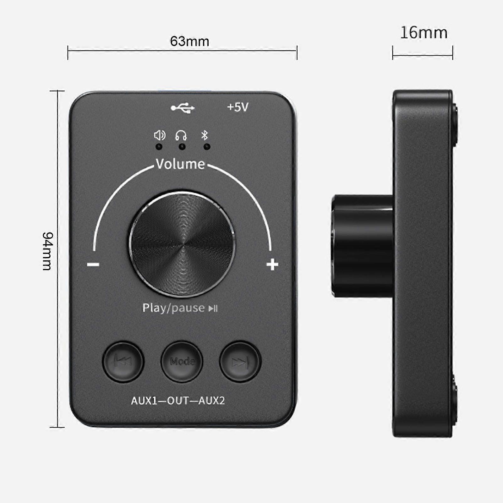 USB PC Volume Control Knob Computer External Volume Adapter Bluetooth ...