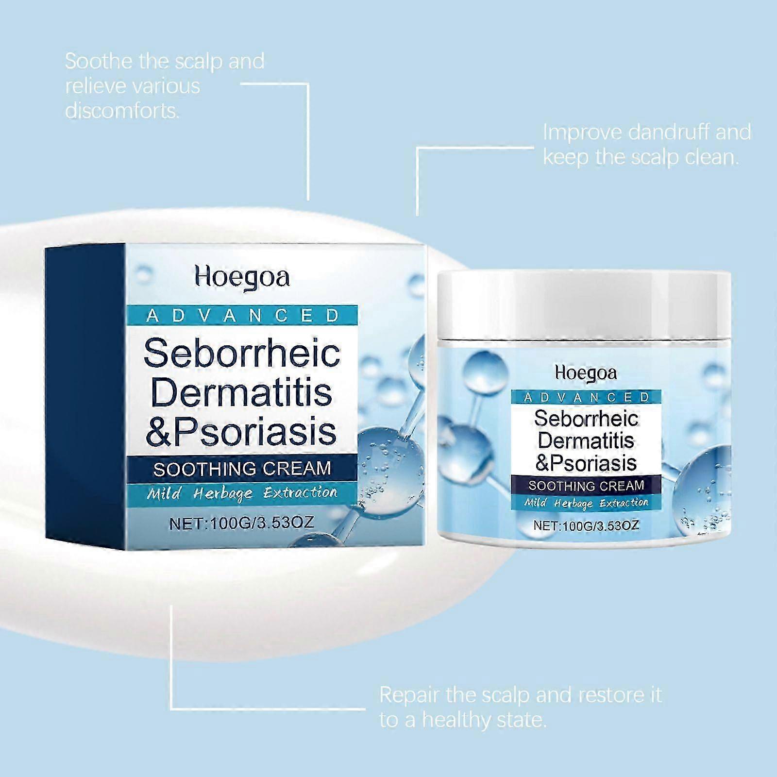 Seborrheic Dermatitis Cream, Psoriasis Cream, Scalp Relief for ...