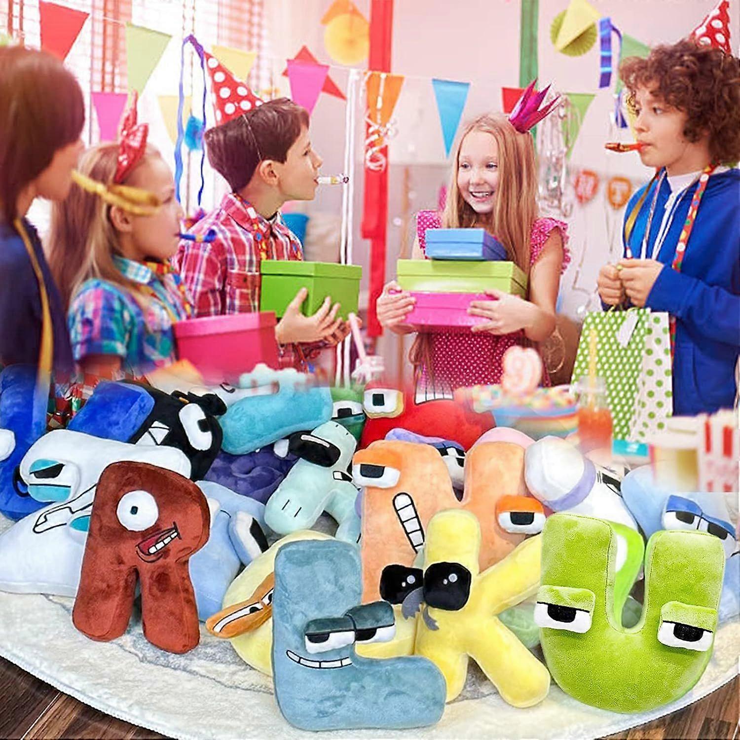 26 PCS Alphabet Letter Lore Plush Toys,Alphabet Letter Lore Plushies ...