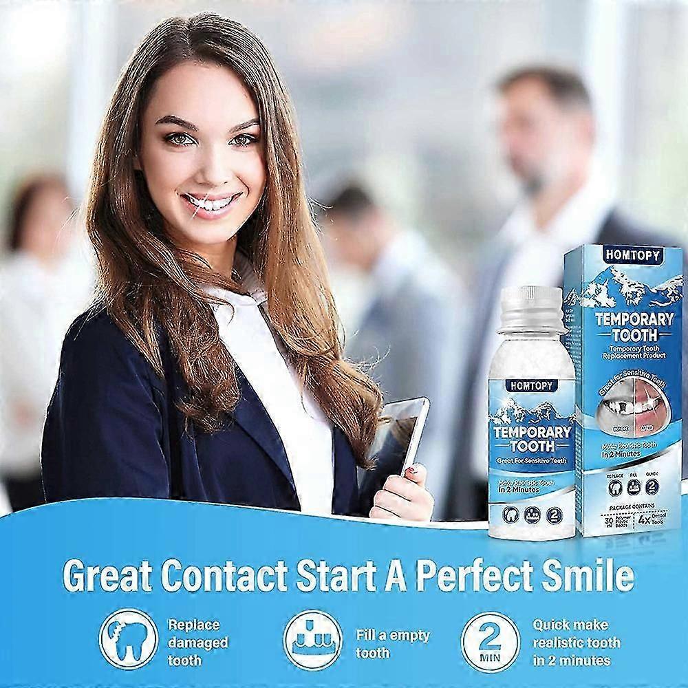 Tooth Filling Repair Kit, Temporary Teeth Filler with 4 Dental Tools ...