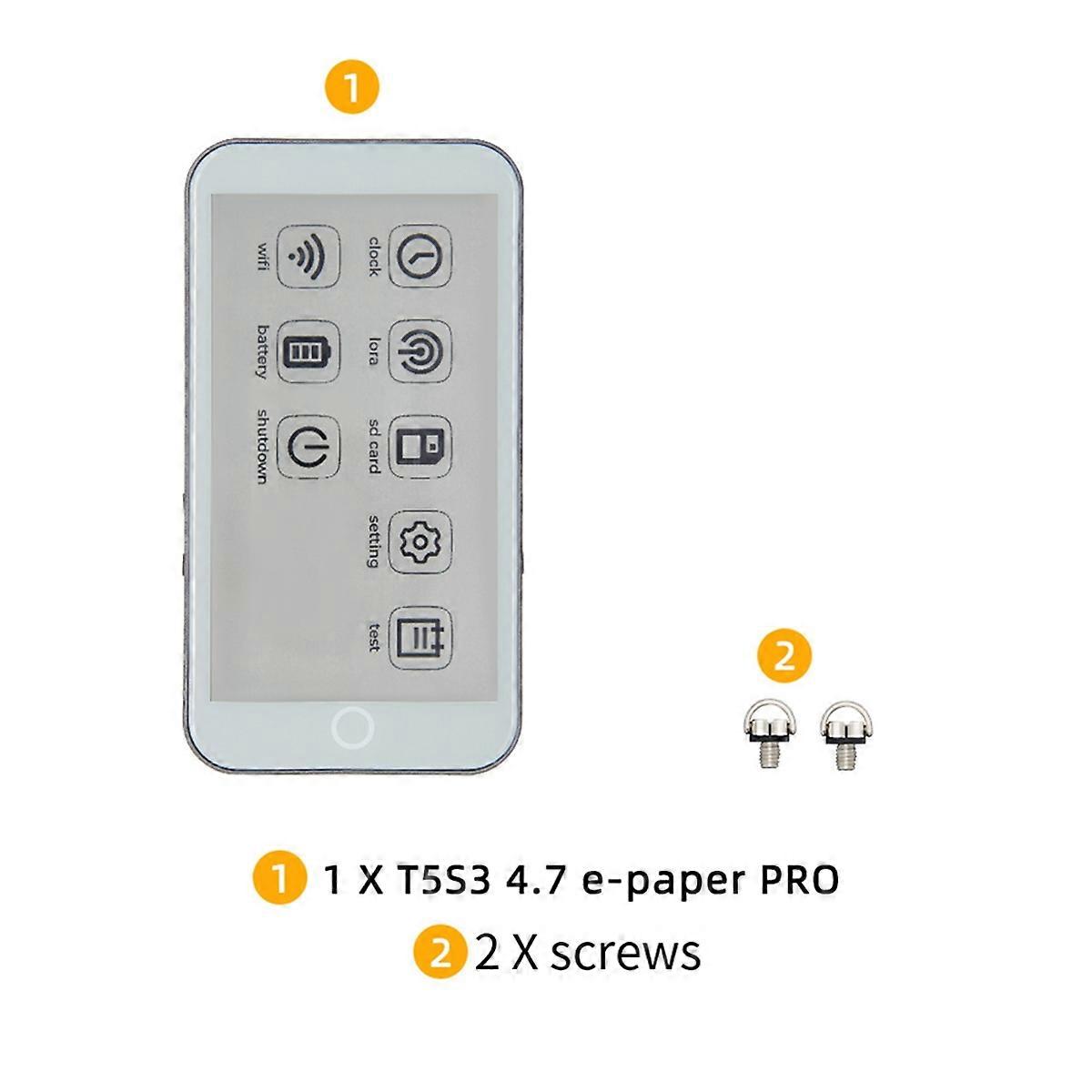 LILYGO T5 4.7 Inch E-Paper V2.3 ESP32-S3 Display Module Development Board TF Support for Arduino ...
