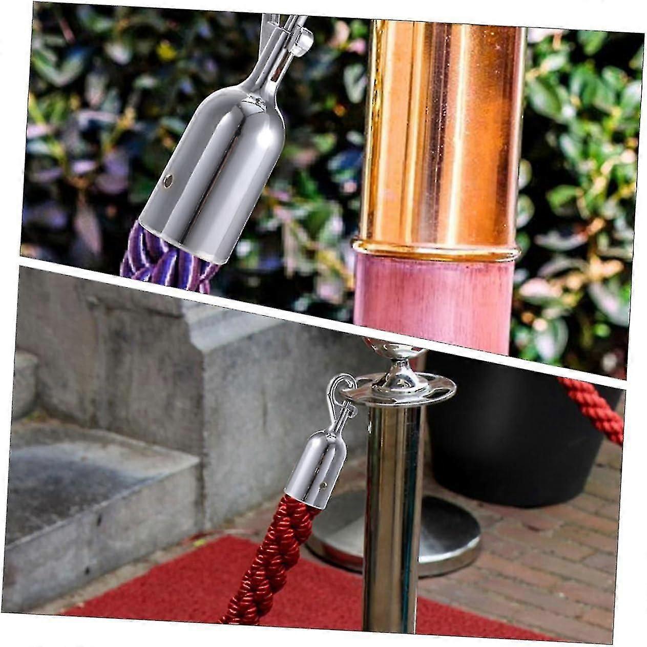 Aluminum Fence Rope End Cap with Hook, 2pcs Lanyard Struts Hooks, Cord ...