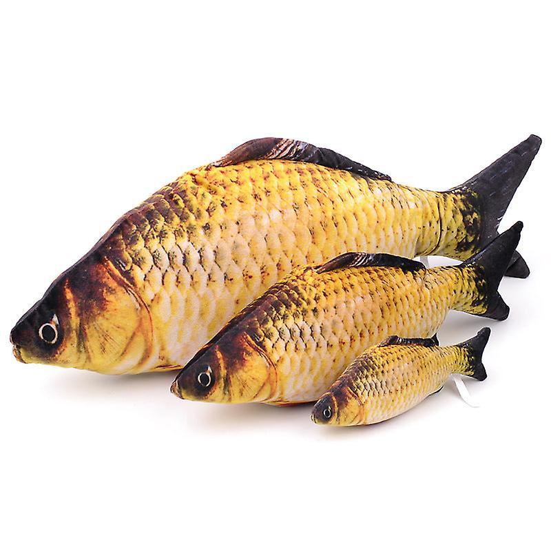 Fish Toy Cat Catnip 3d Simulation Fish Goldfish Red Carp Kitten Toys ...