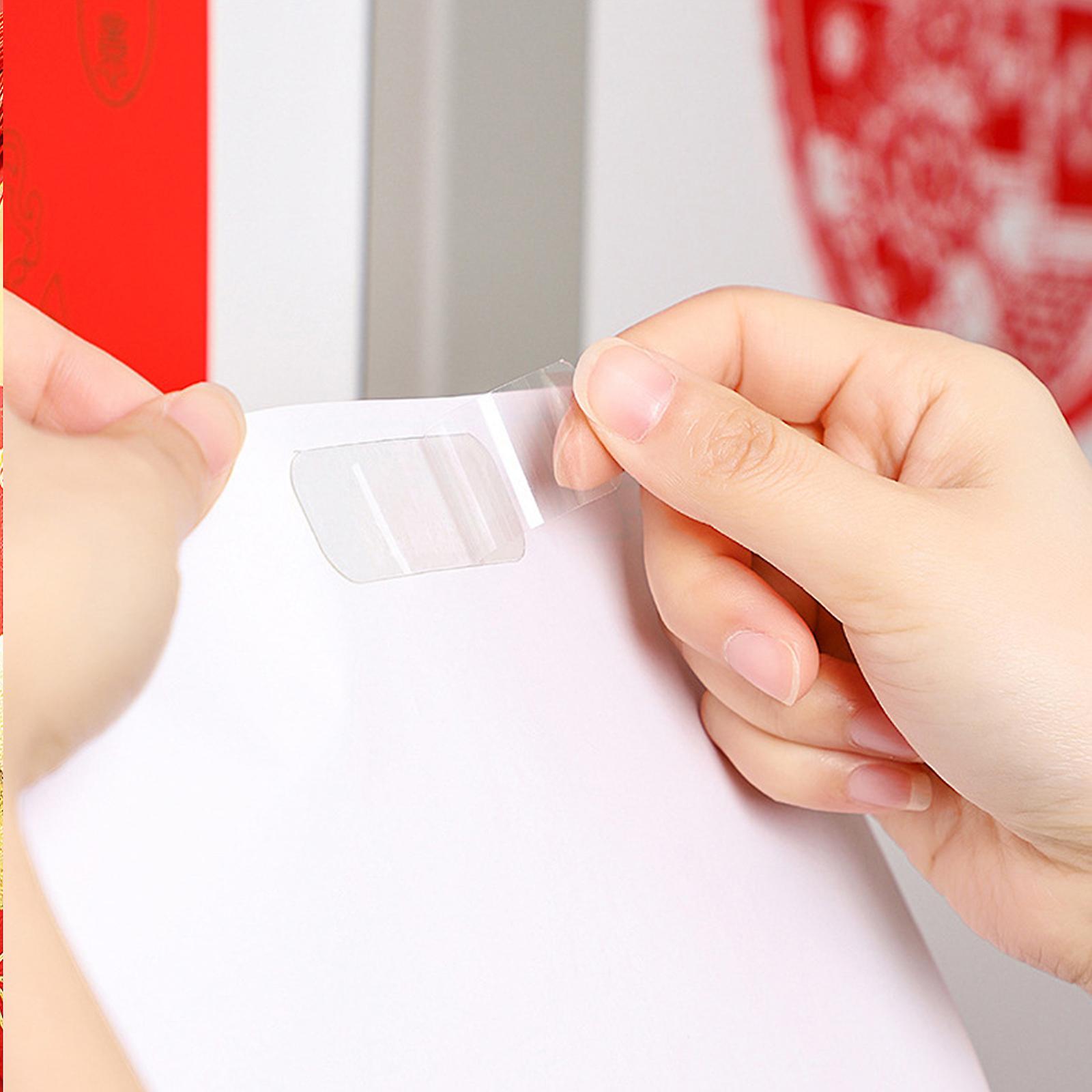 Removable Wall Mounting Sticky Clear Gel Pads Double Sided No Trace For ...