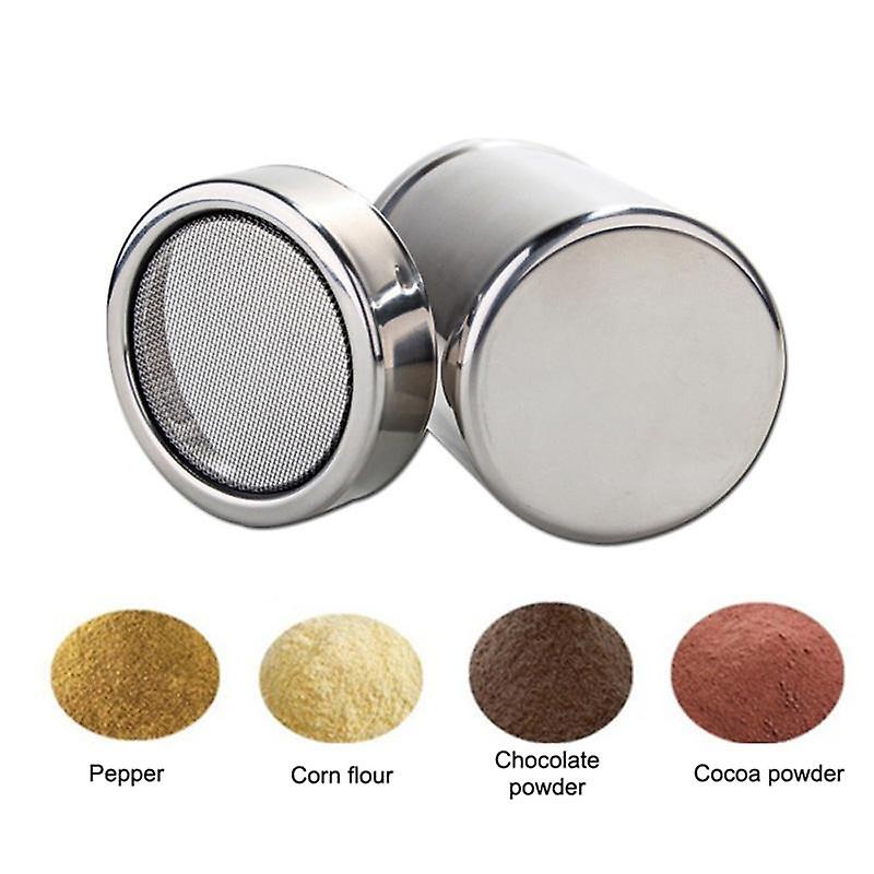 Stainless Steel Chocolate Shaker Icing Sugar Cocoa Flour Powder Coffee ...