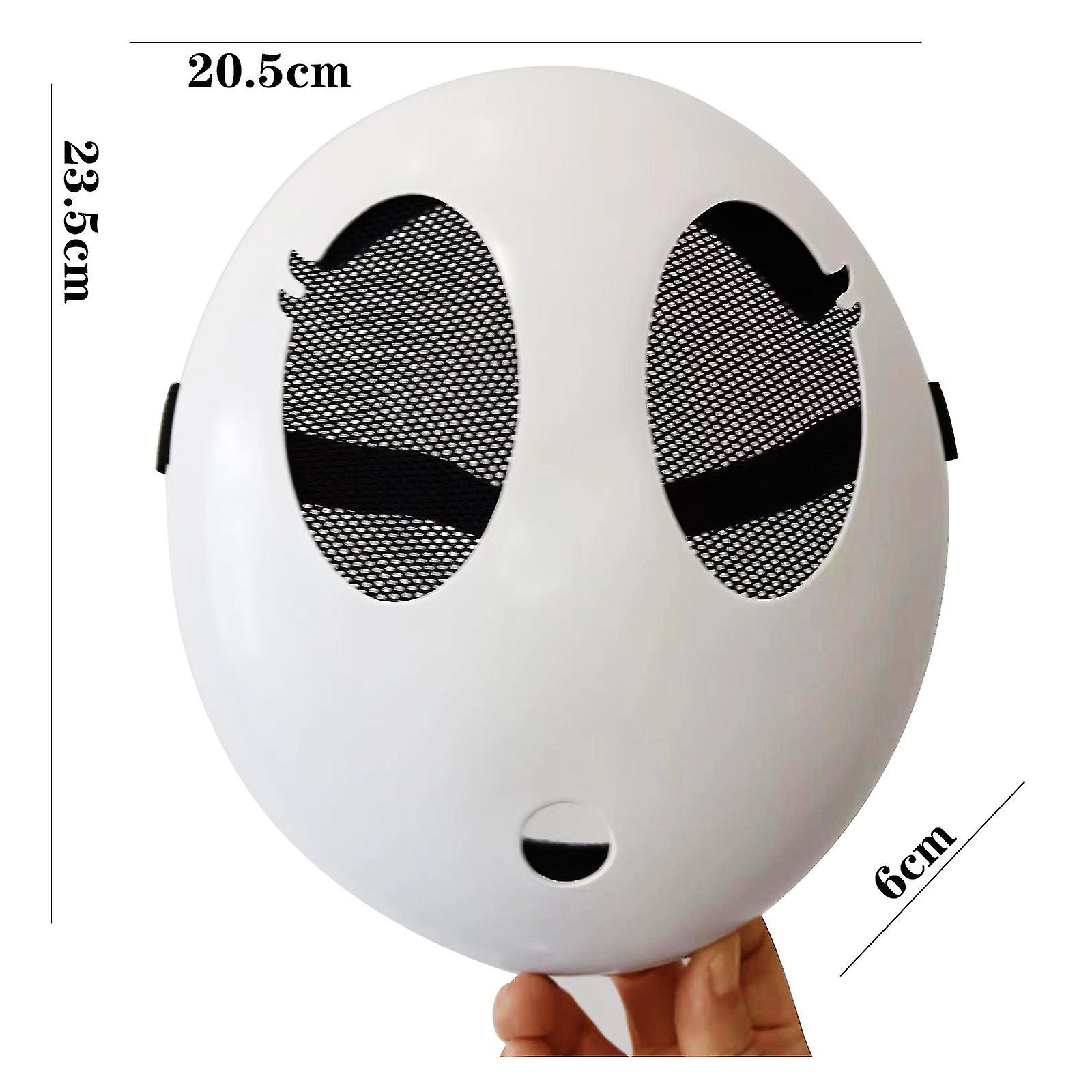 White Shy Guy Mask Girl Halloween Mask Full Face Mask Costume Cosplay ...
