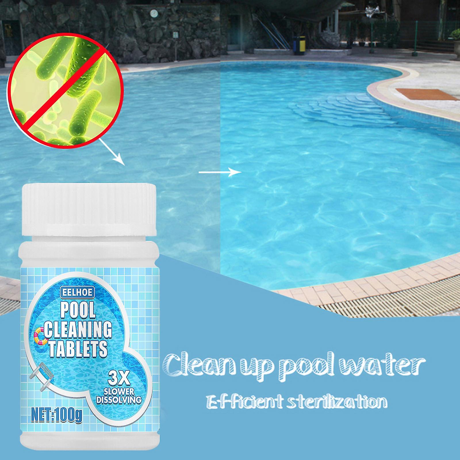 Multifunctional Pool Cleaning Tablets - Effervescent Disinfection and ...