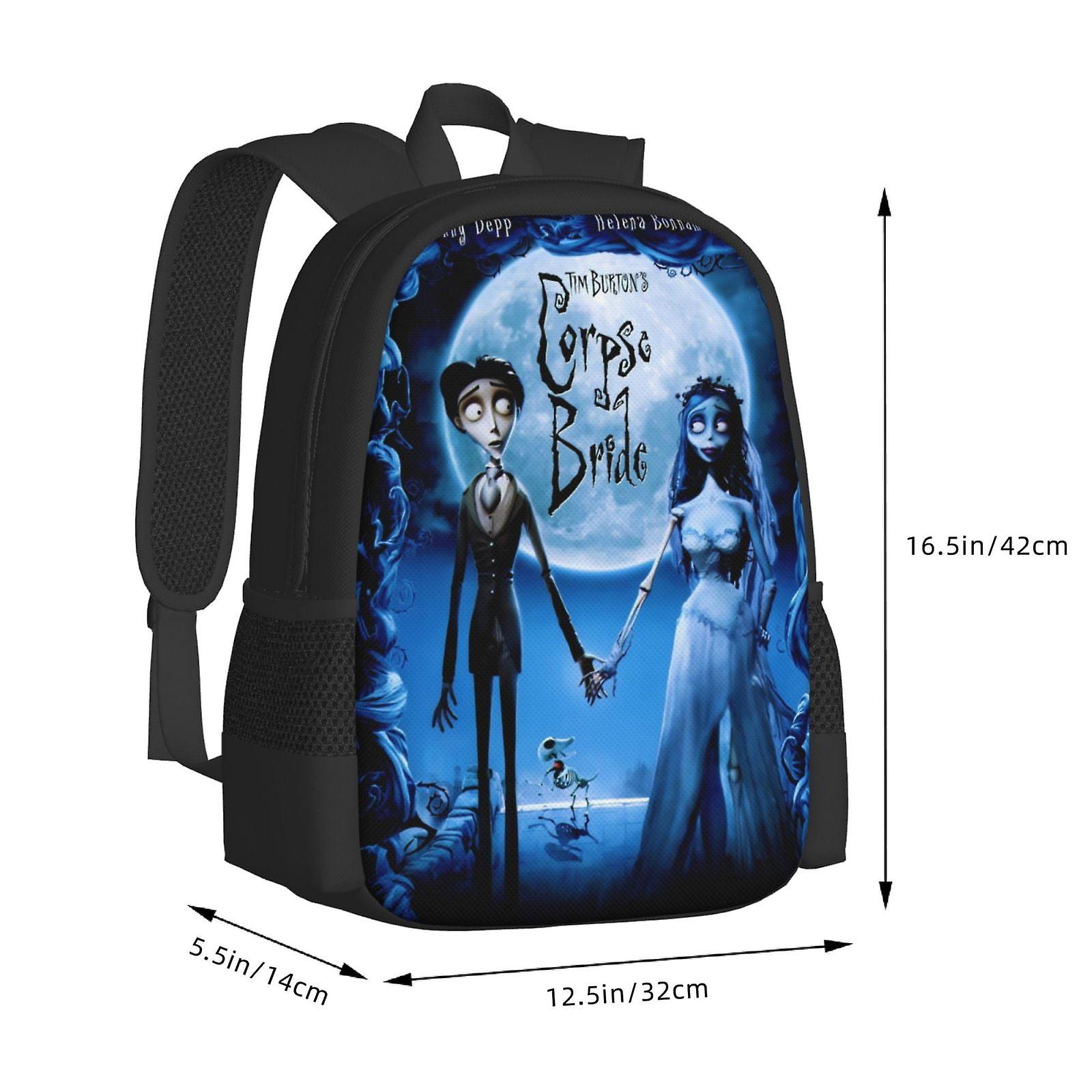 Corpse Bride Backpack,3d Print Laptop Backpack Lightweight Casual ...