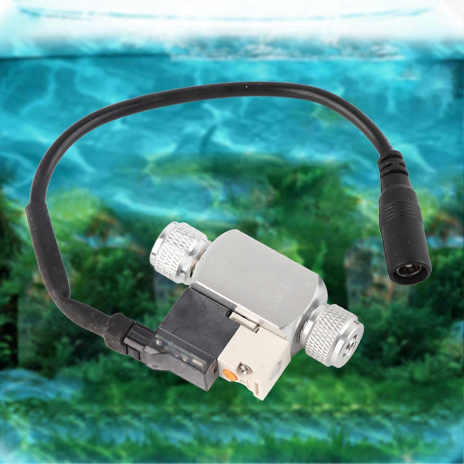 CO2 Solenoid Valve, Mini Low Temperature Solenoid Valve for Aquarium CO2 System, Electric ...