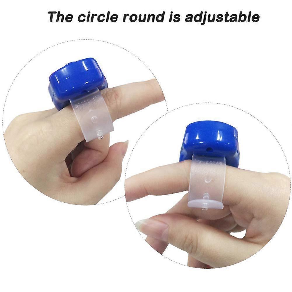 5 Pack Electronic Finger Ring Counter LED Luminous Handheld Tally ...