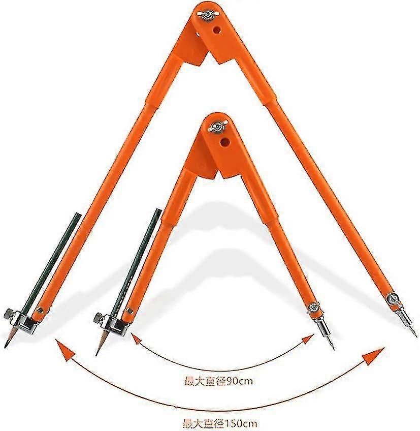 Professional Compass For Woodworking,large Diameter Adjustable Dividers ...
