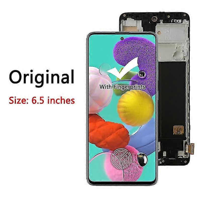 Super Amoled For Samsung Galaxy A51 A515 Lcd Display A515f/ds A515fd A515 Lcd Display Touch ...