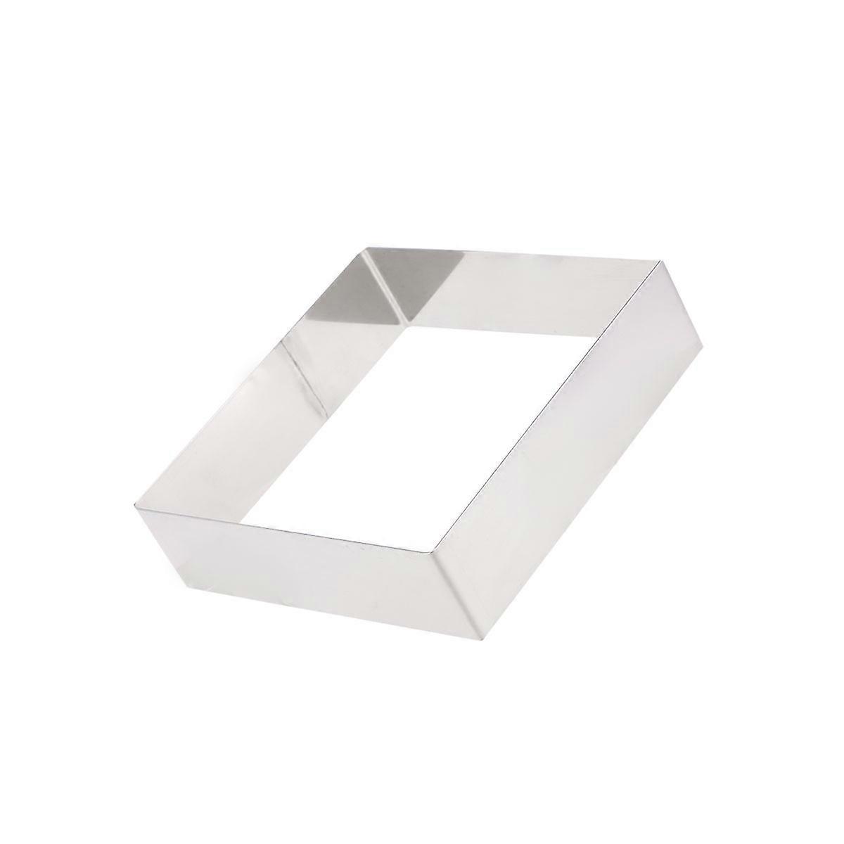 Square Mousse Mold Stainless Steel Cake Ring Mousse Cutter Cake Mold ...