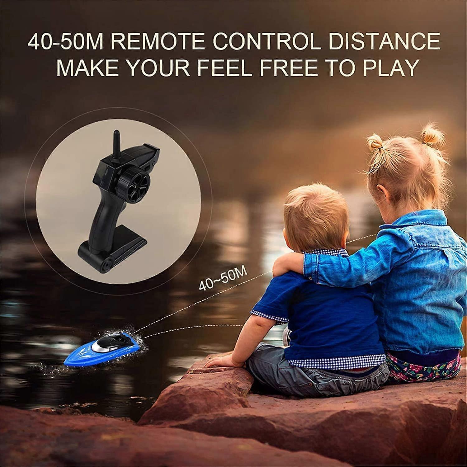 2 in 1 Remote Control Boat with Crocodile Shell, 2.4GHZ Remote ...