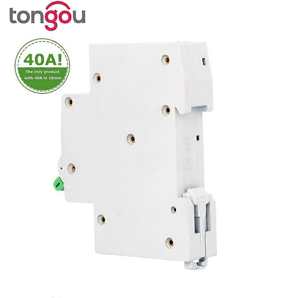 Type A 6KA 18mm RCBO 40A 10mA 30mA Residual Current Circuit Breaker with Over Current and ...