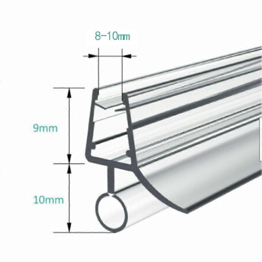 2pcs 50cm Bath Shower Screen Door Seal Strip 6/8/10/12mm Rubber Glass ...