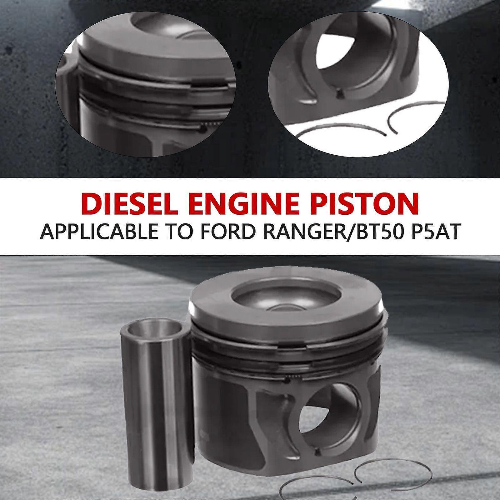 5PCS Piston with Ring Ford Ranger Transit 3.2L Diesel AB39-75485-CA 89 ...