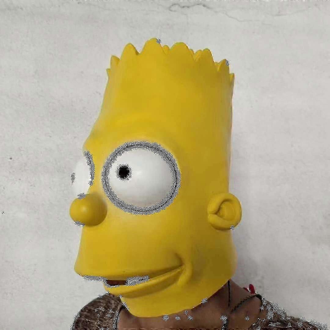 The Simpsons Bart Mask Halloween High Quality Latex Costume Mask - JA ...