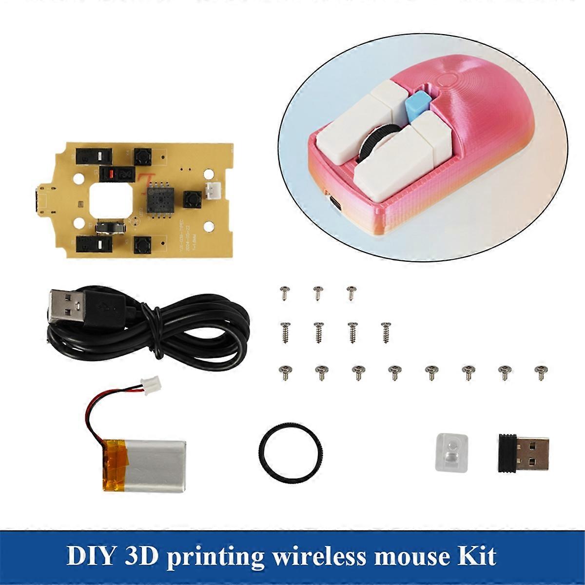 DIY 3D Printing Wireless Mouse Kit Diy Mouse Module Button Customized ...