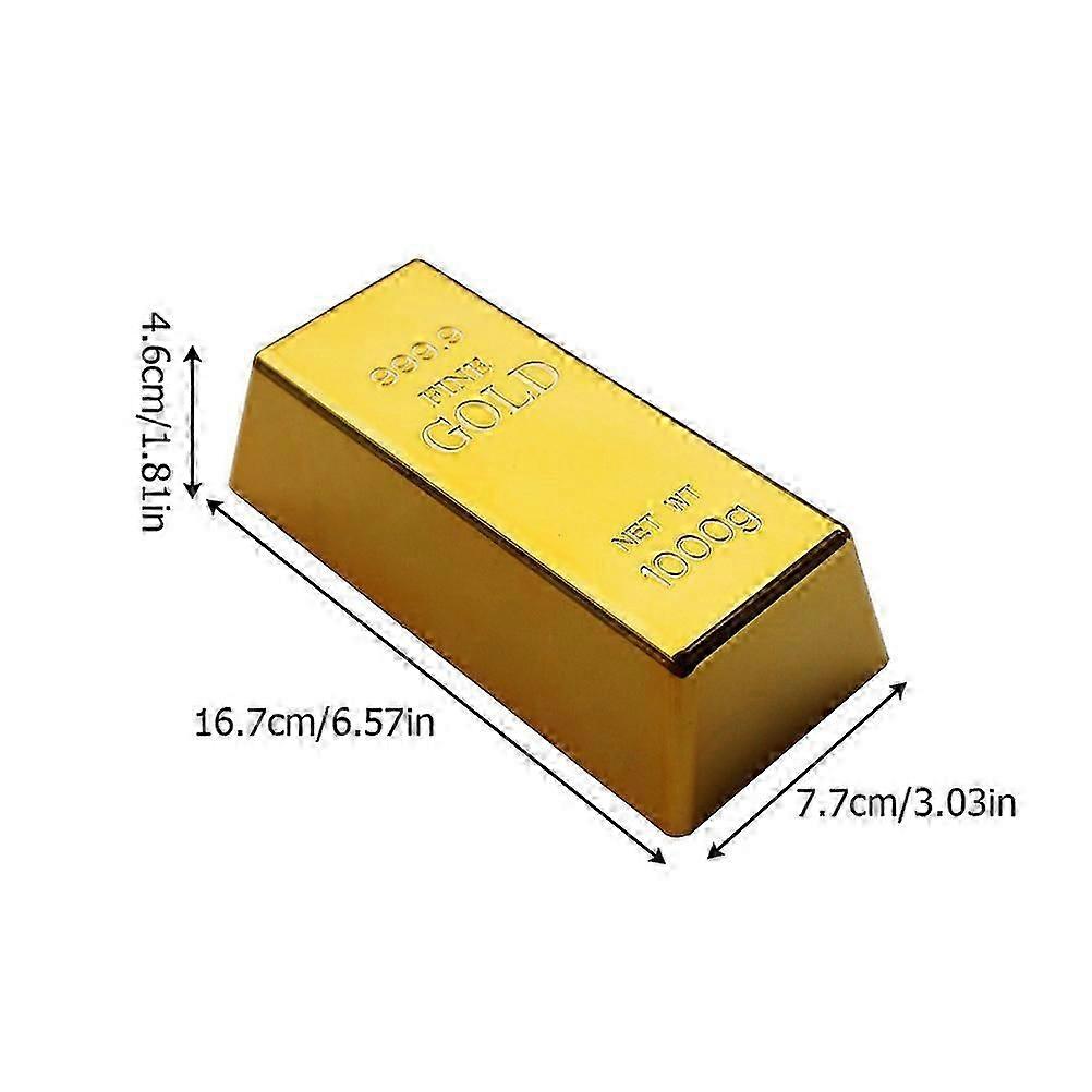 Simulation Gold Bar Bullion Door Stop Gold Brick Home Door Stopper ...