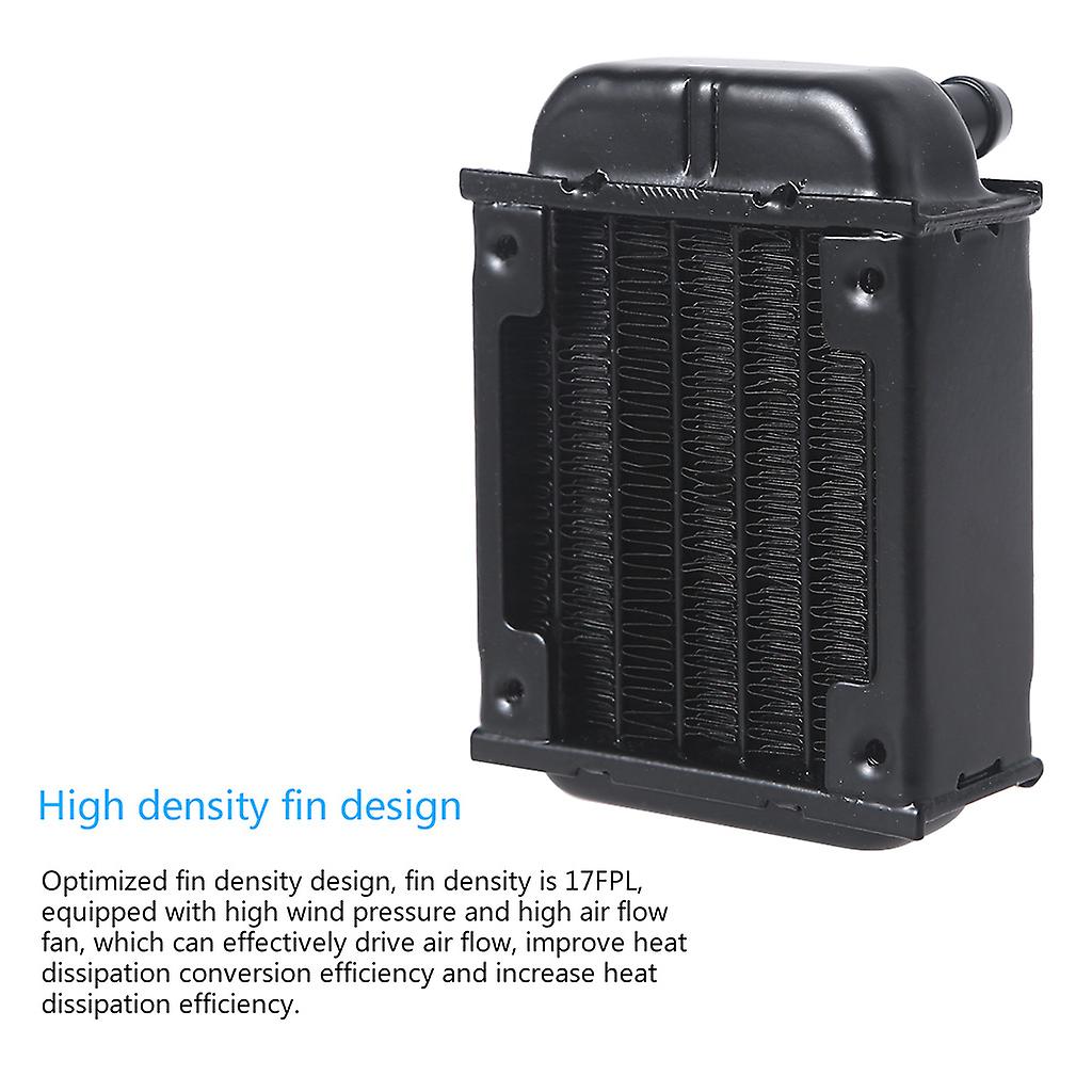 Water Cooling Computer Radiator 6 Pipe Aluminum Heat Exchanger Liquid ...