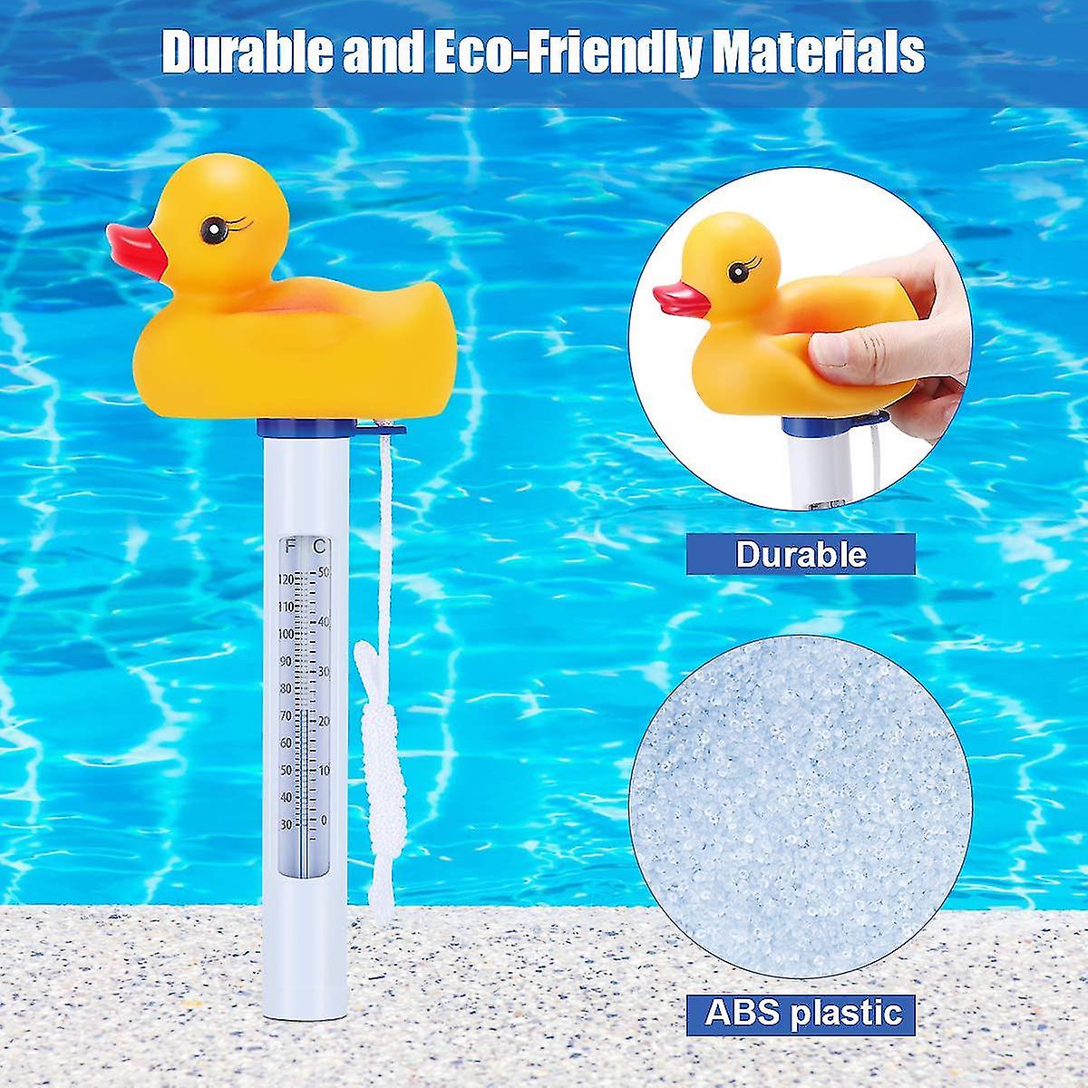 Floating Pool Thermometer, Floating Thermometer With String, Duck Style ...