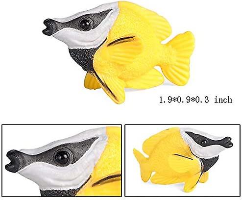 6 Pcs Miniature Fish Figurines Set Mini Sea Animals Models Realistic ...
