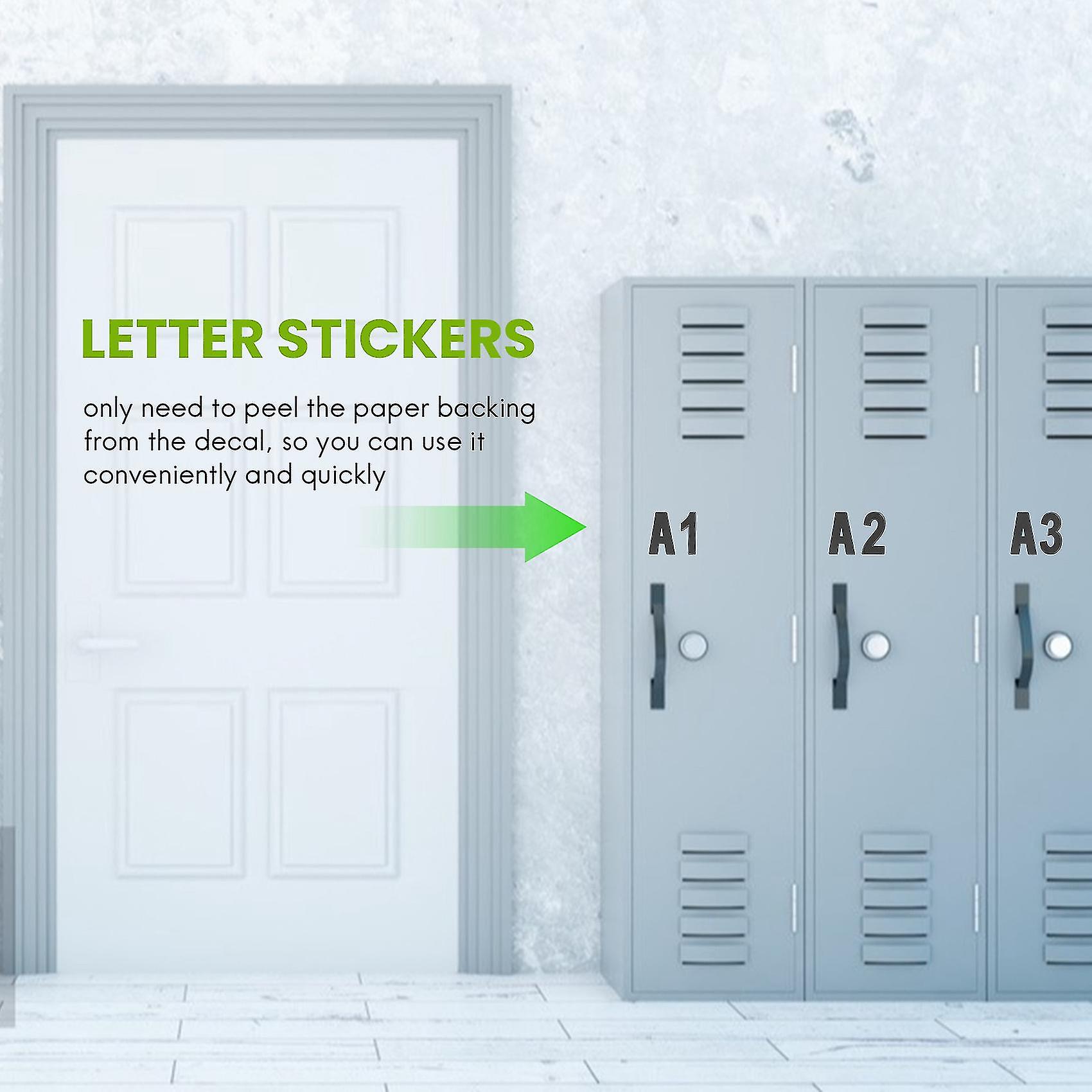 770 Pieces 10 Sheets Adhesive Vinyl Letters Numbers Kit, Alphabet ...