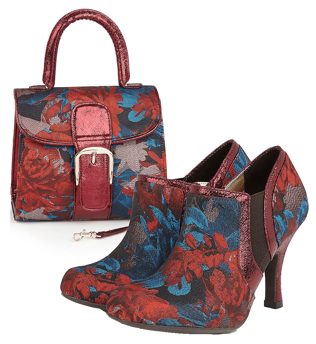 Ruby Shoo Women's Juno High Heel Shoe Boots & Matching Riva Bag | Fruugo UK