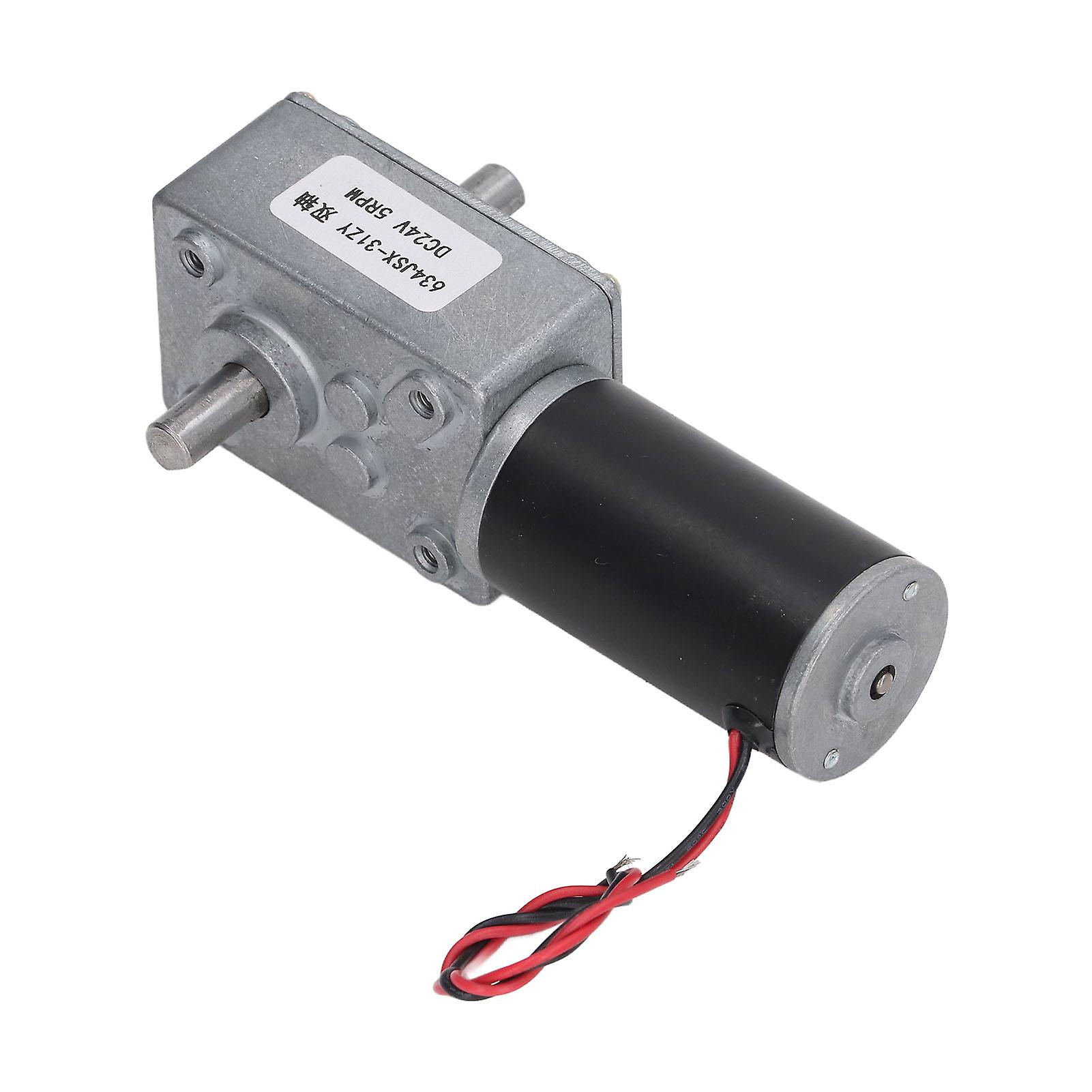 Speed Reduction Motor,Gear Motor DC 24V Worm Motor Geared Motor ...
