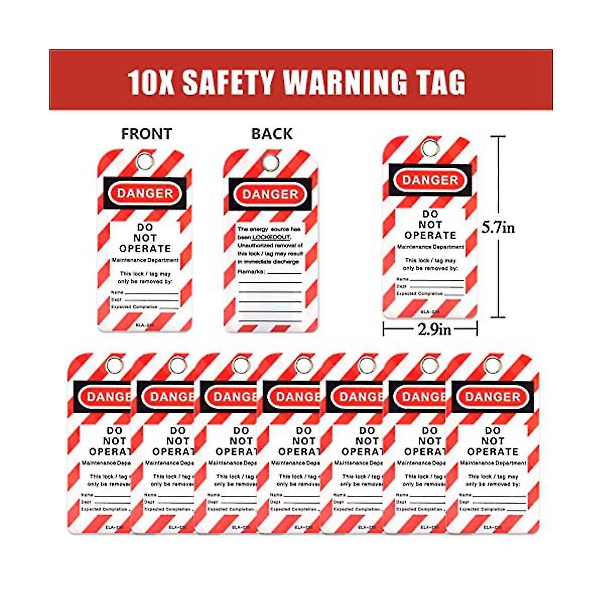 Ckout Tagout Locks Kit, Lock Out Tag Out Safetypadlocks Set, Lockout ...