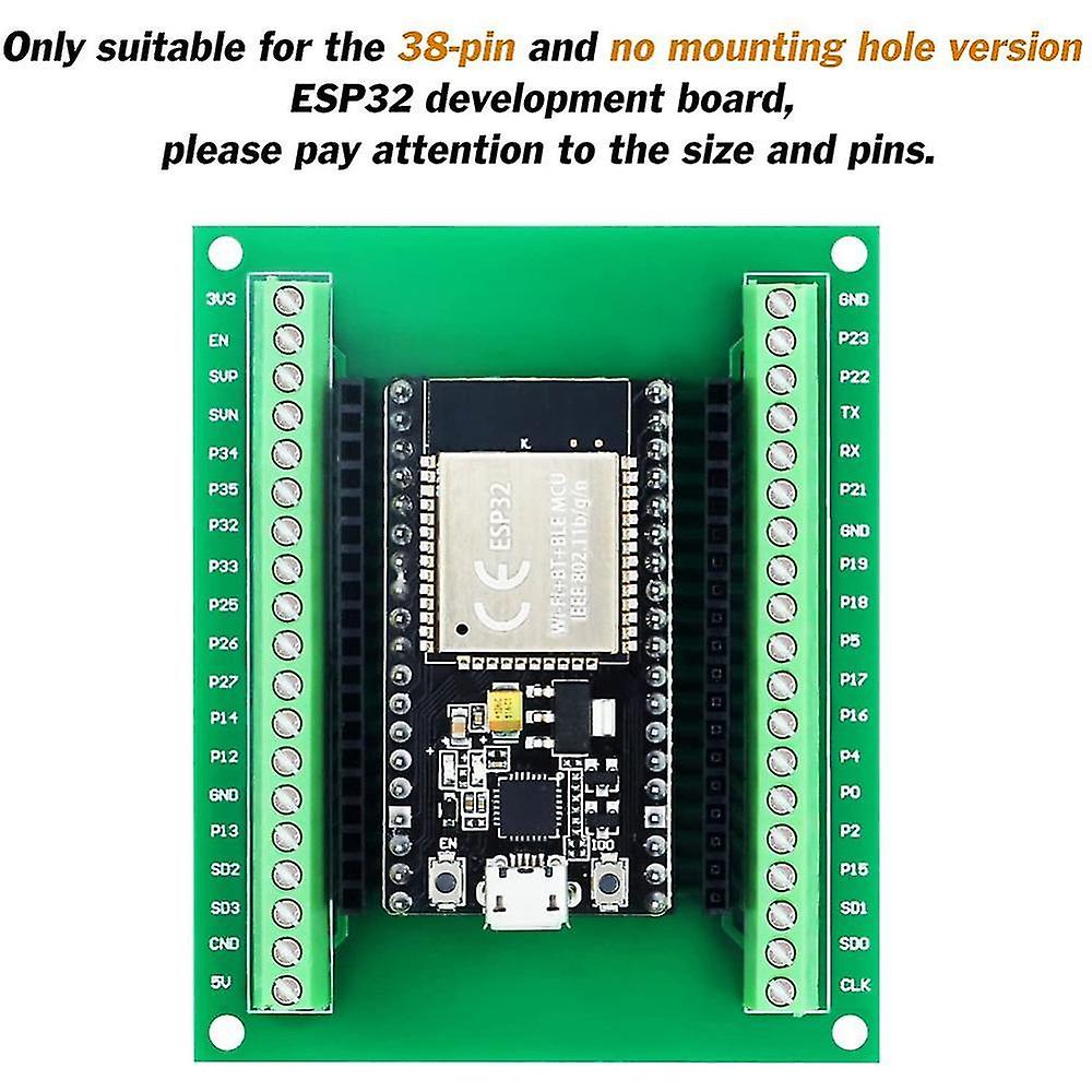 Esp32 Breakout Board Esp32 Expansion Board Gpio 1 til 2 til 38 ben Esp32s Esp32 Esp-wroom-32 ...