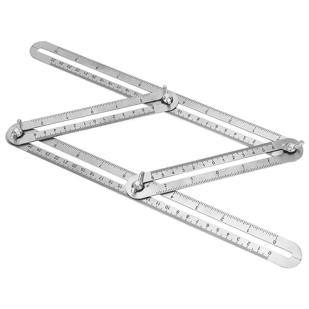 Four - sided Angle Measuring Ruler & Template Tool Green Carbon Steel ...