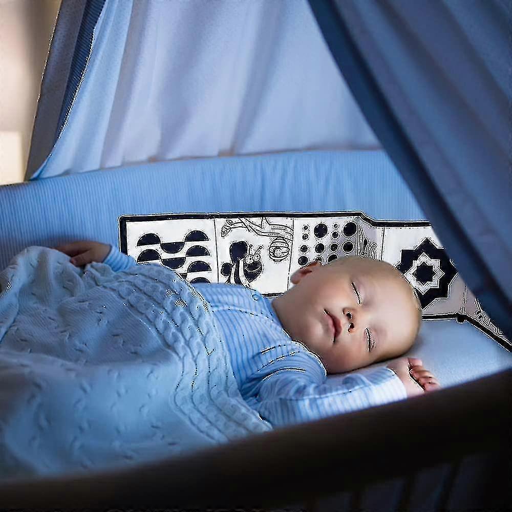 Black And White Baby Software Book, High Contrast Baby Feel Toy | Fruugo UK