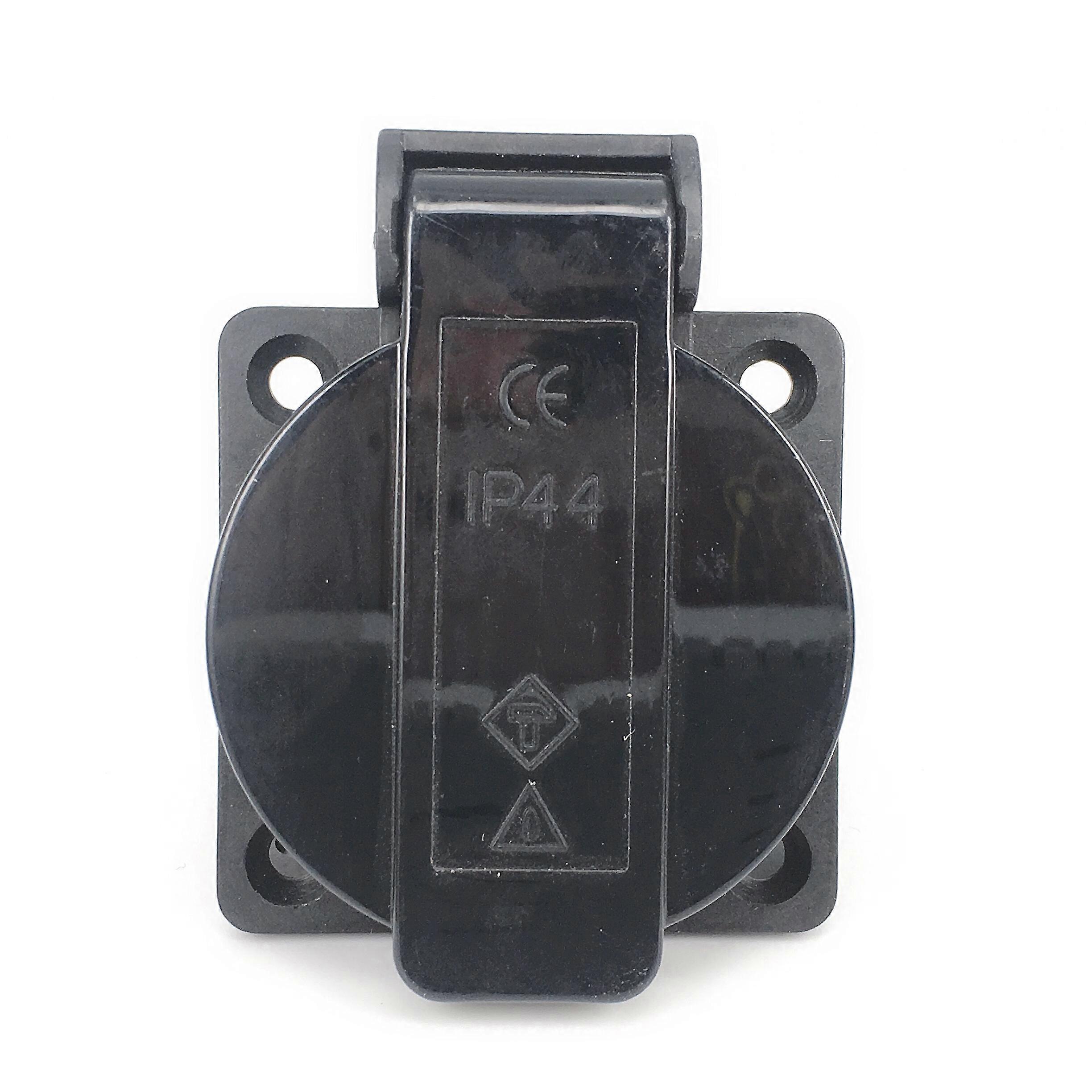 Swiss Industry Safety Universal Power Socket Black Blue 10a 250v Ip44 ...