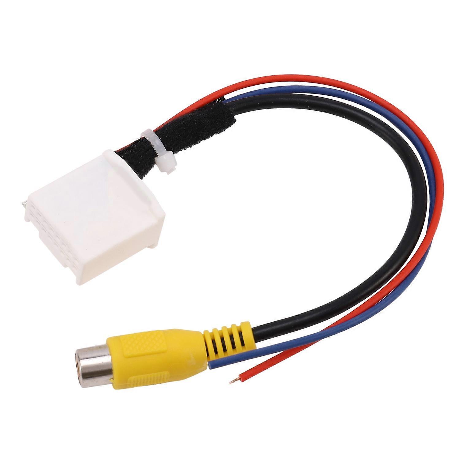 16 Pin Car Rear View Camera Adapter Cable Parking Backup Camera Video ...