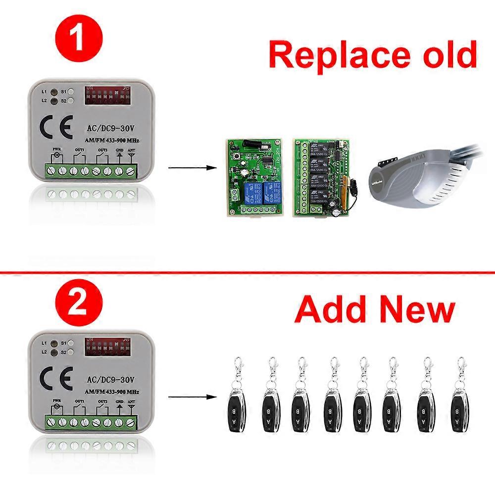 RX Muti Code 315MHz 433MHz 868MHz Controller Ditec Sommer Liftmaster Marantec Hormann Fixed ...