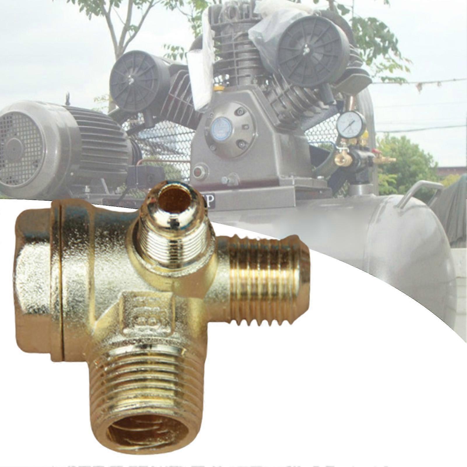 Air Compressor Check Valve 3-way Easy Installation Copper/zinc Alloy ...